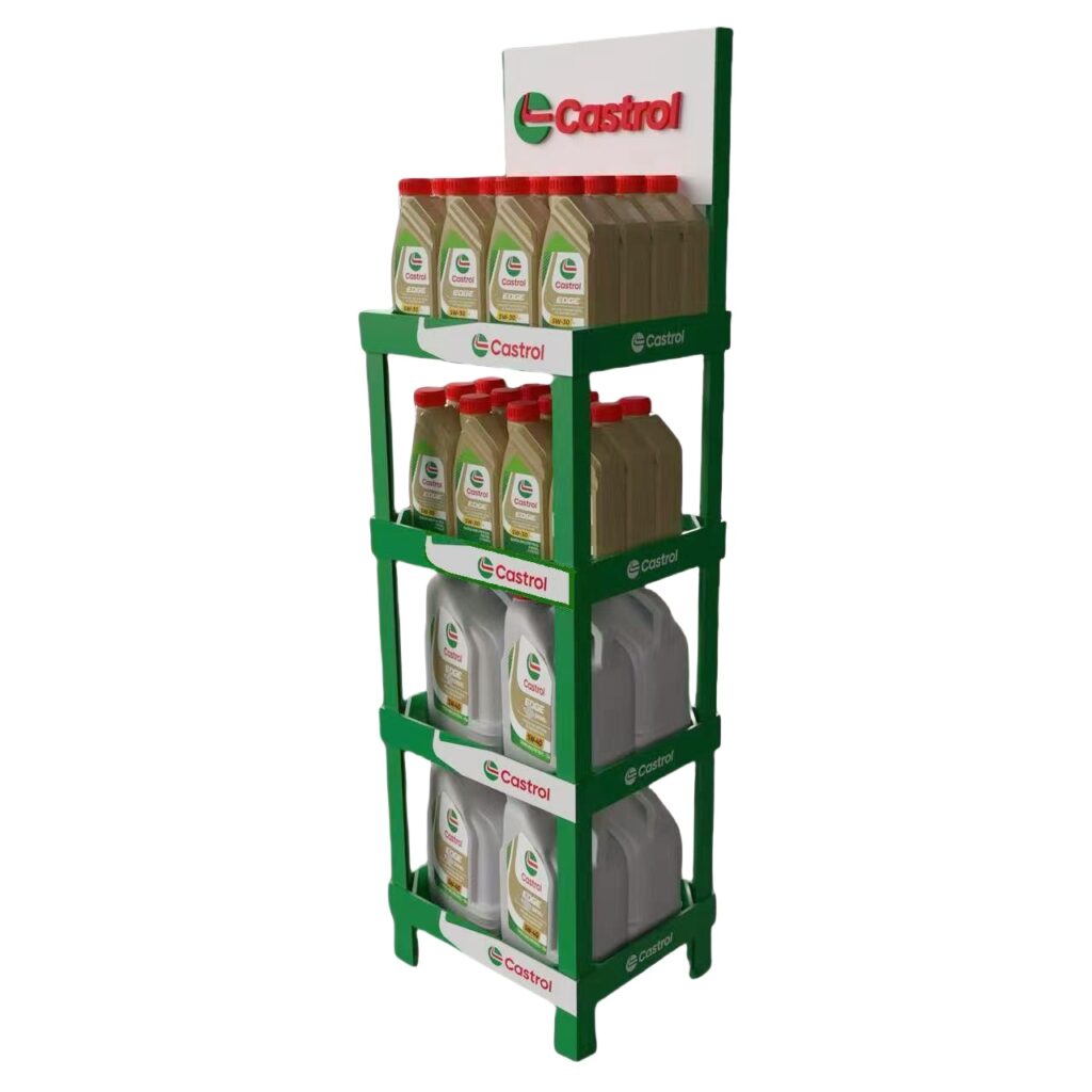 High-Quality Durable Lubricant Plastic Display Rack for Retail & Auto ...